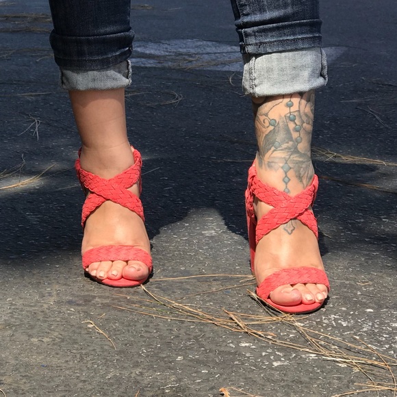 Shoes | Coral Color Heels | Poshmark